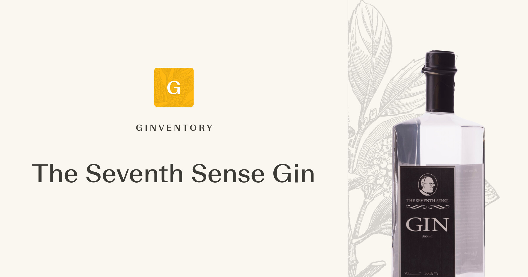 The Seventh Sense Gin — Gins | Ginventory
