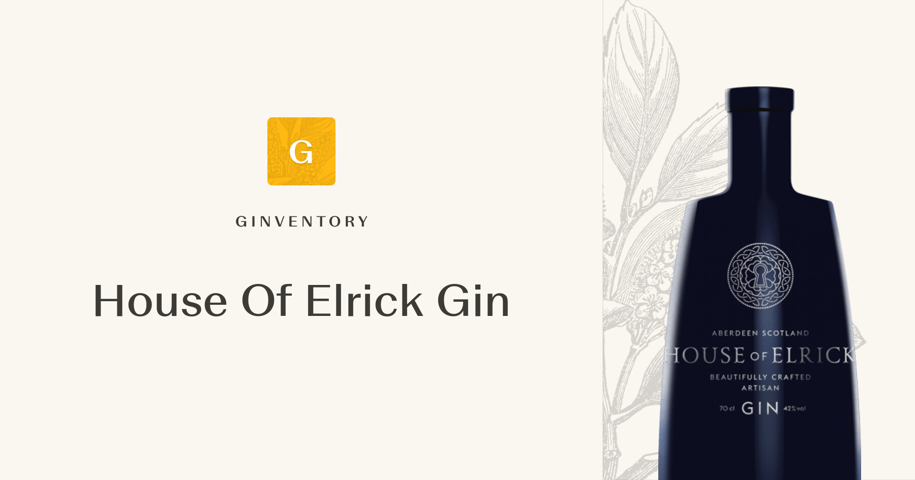 House Of Elrick Gin — Gins | Ginventory