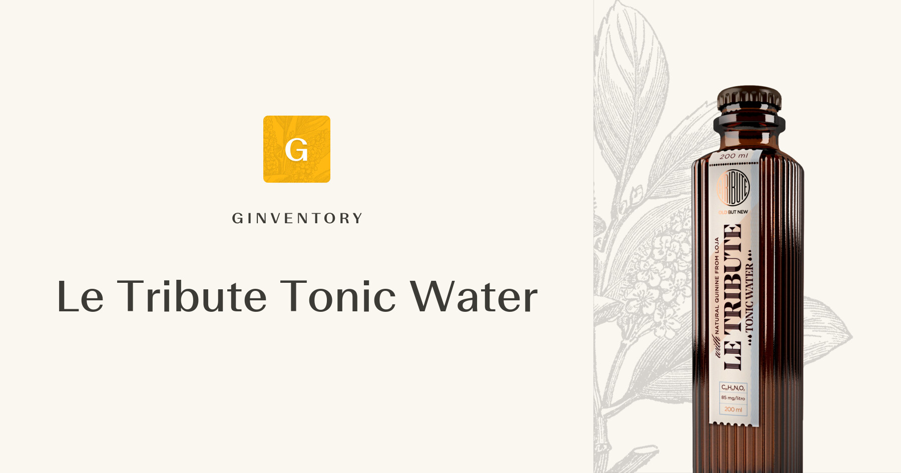 Le Tribute Tonic Water — Tonics | Ginventory