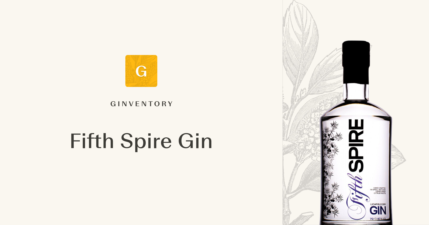 Fifth Spire Gin — Gins | Ginventory