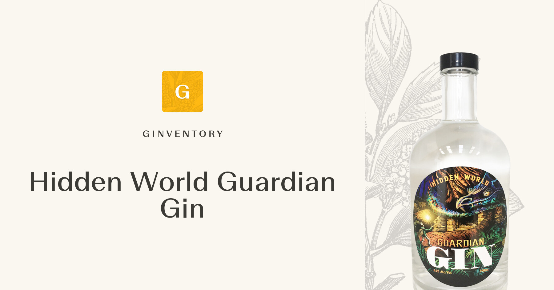 Hidden World Guardian Gin — Gins | Ginventory