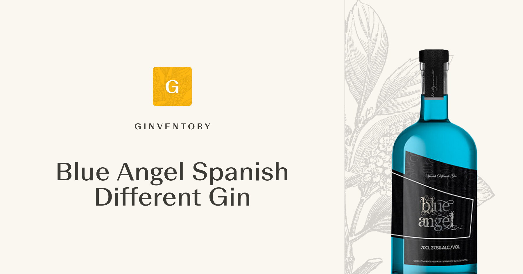 Blue Angel Spanish Different Gin — Gins | Ginventory