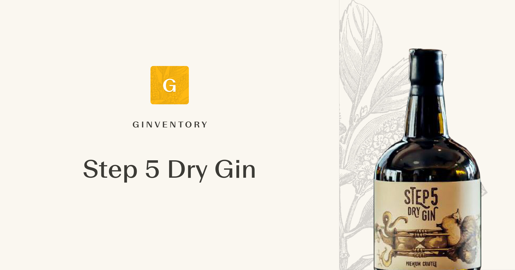Step 5 Dry Gin — Gins | Ginventory