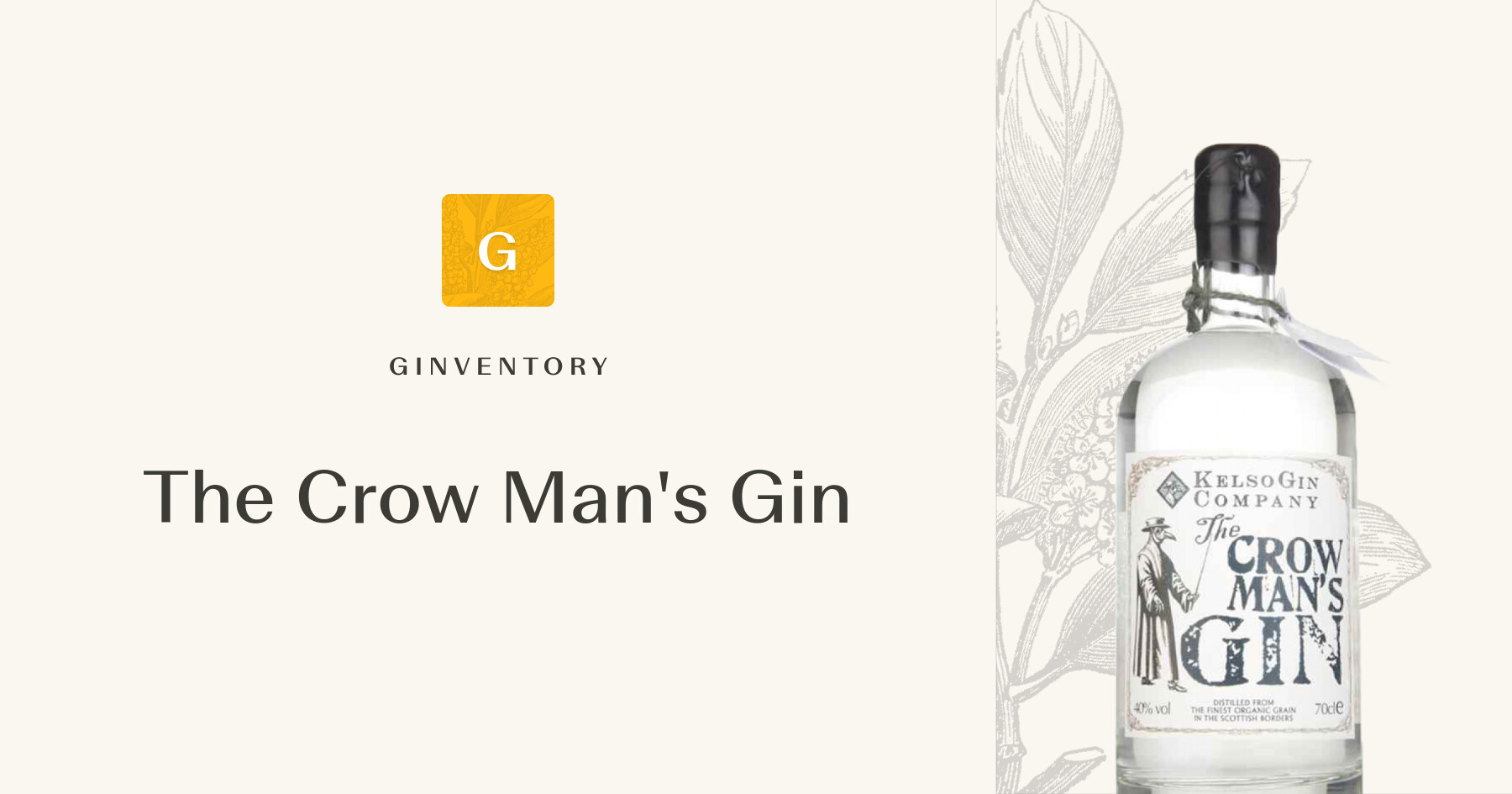 The Crow Man's Gin — Gins | Ginventory