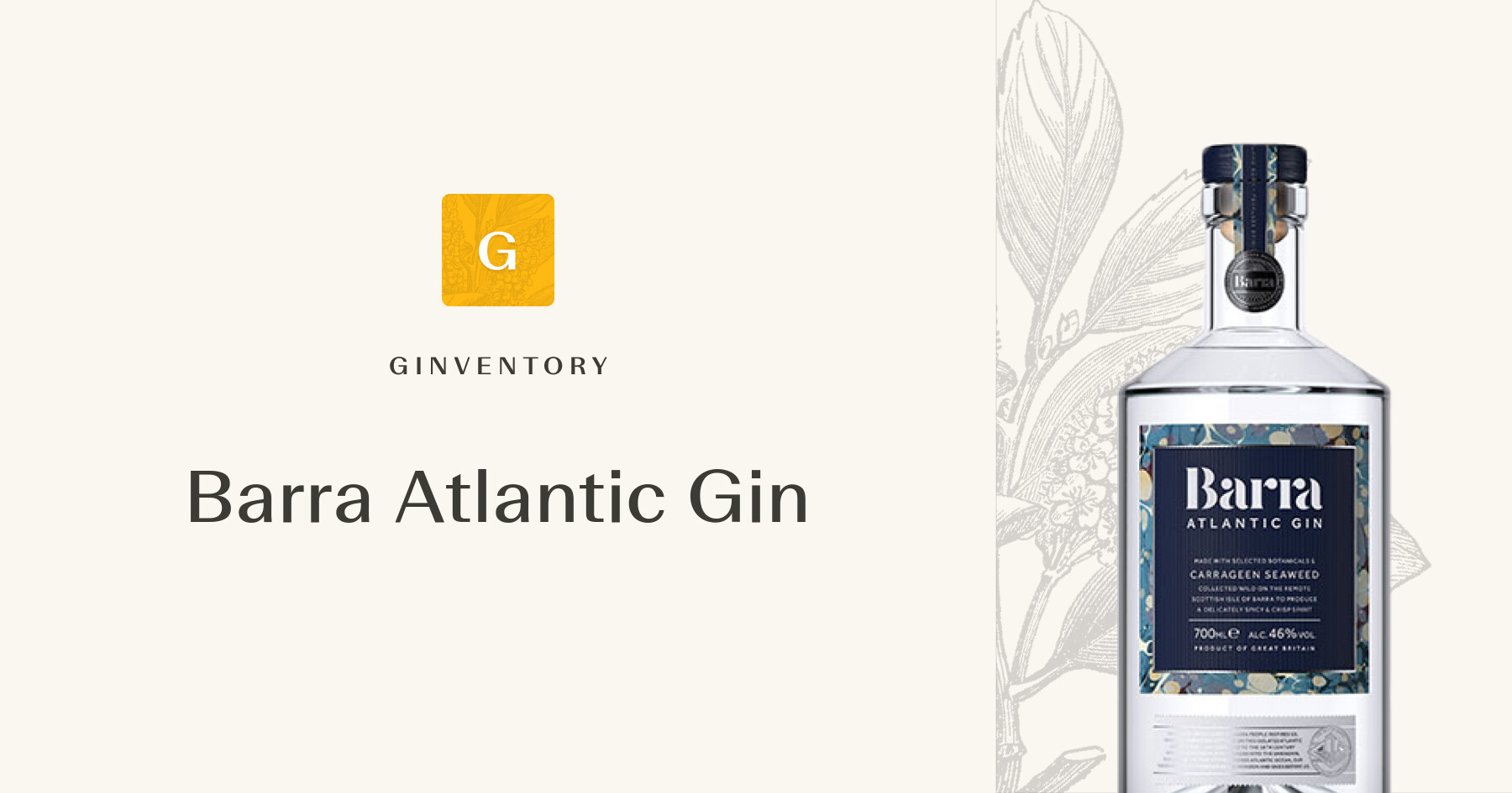 Barra Atlantic Gin — Gins | Ginventory