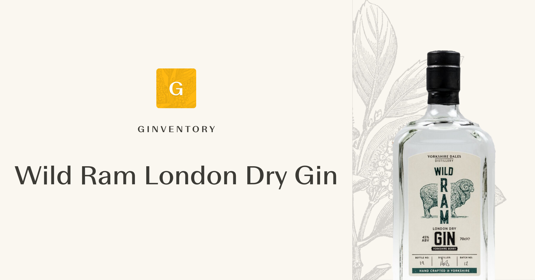 Wild Ram London Dry Gin — Gins | Ginventory