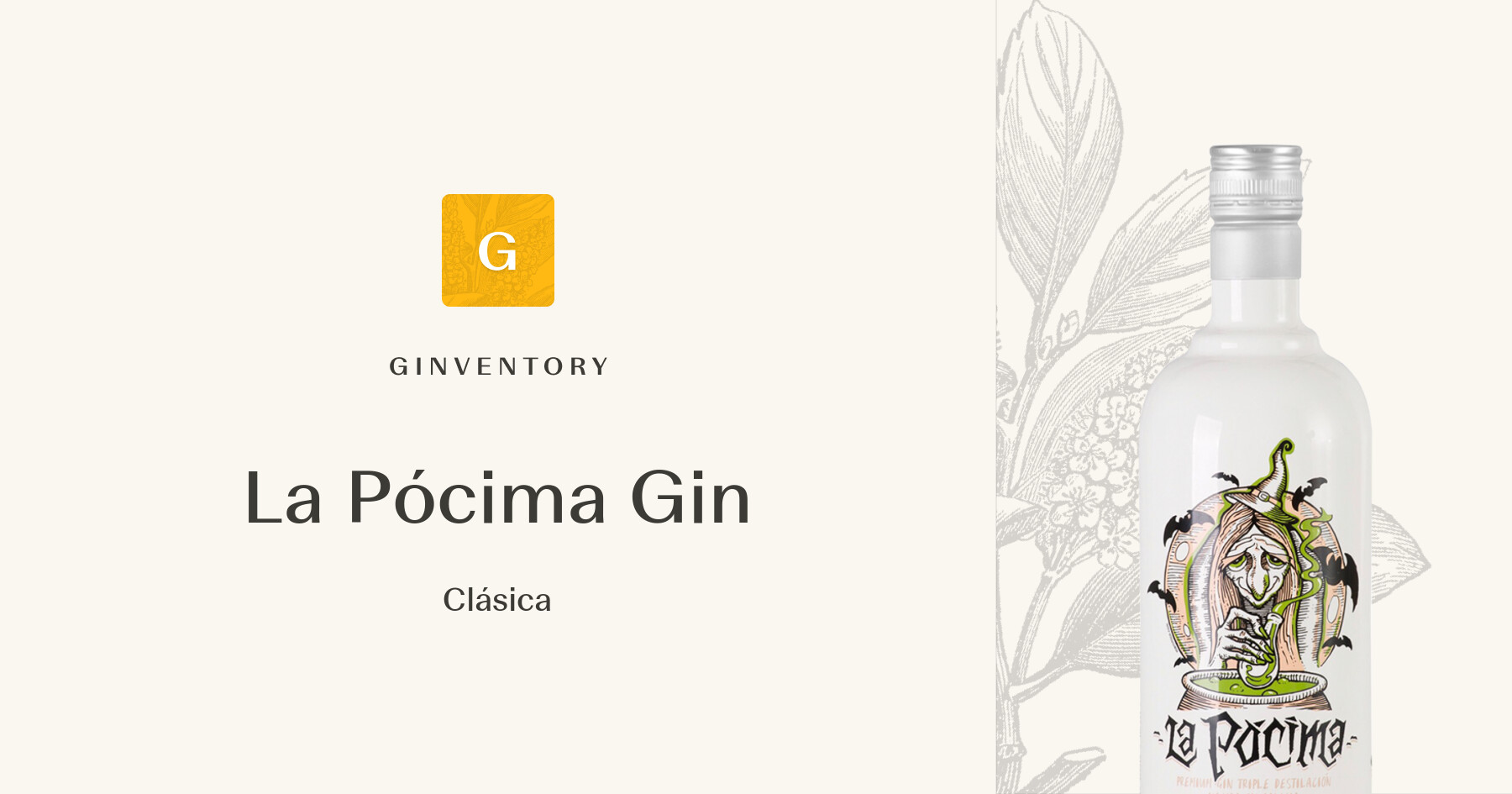 La Pócima Gin - Clásica — Gins | Ginventory
