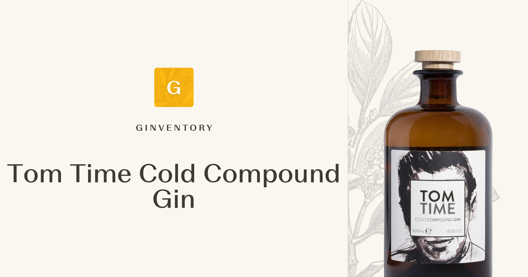Tom Time Cold Compound Gin — Gins | Ginventory
