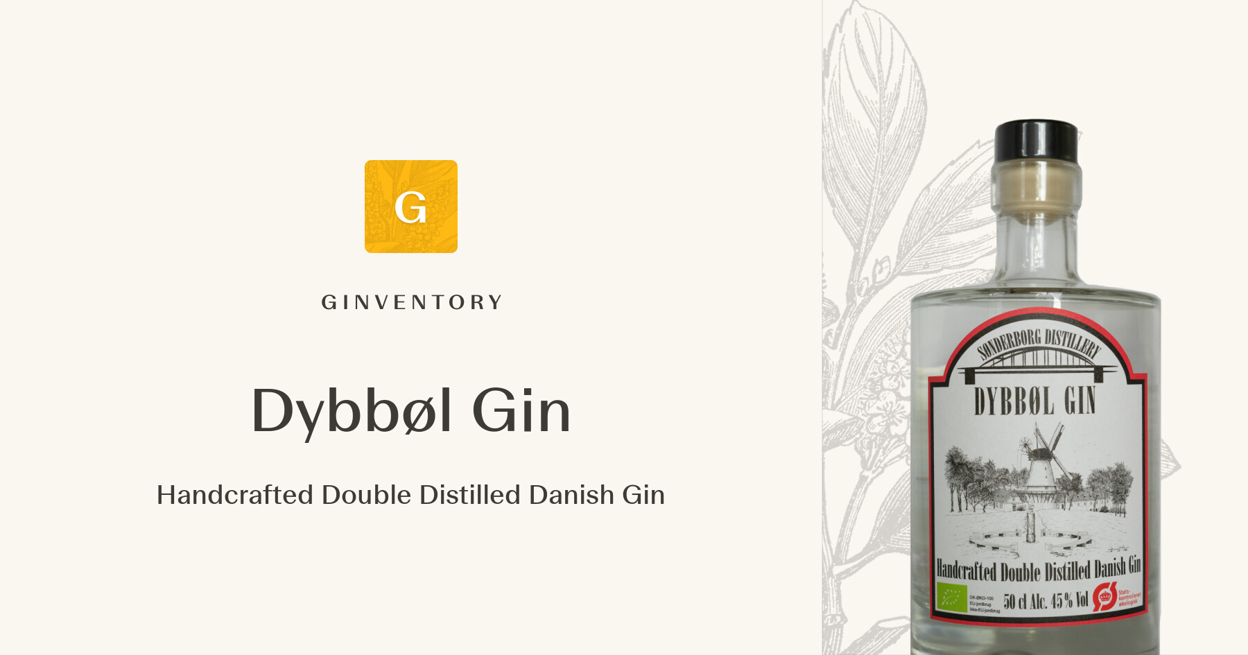 Dybbøl Gin - Handcrafted Double Distilled Danish Gin — Gins | Ginventory