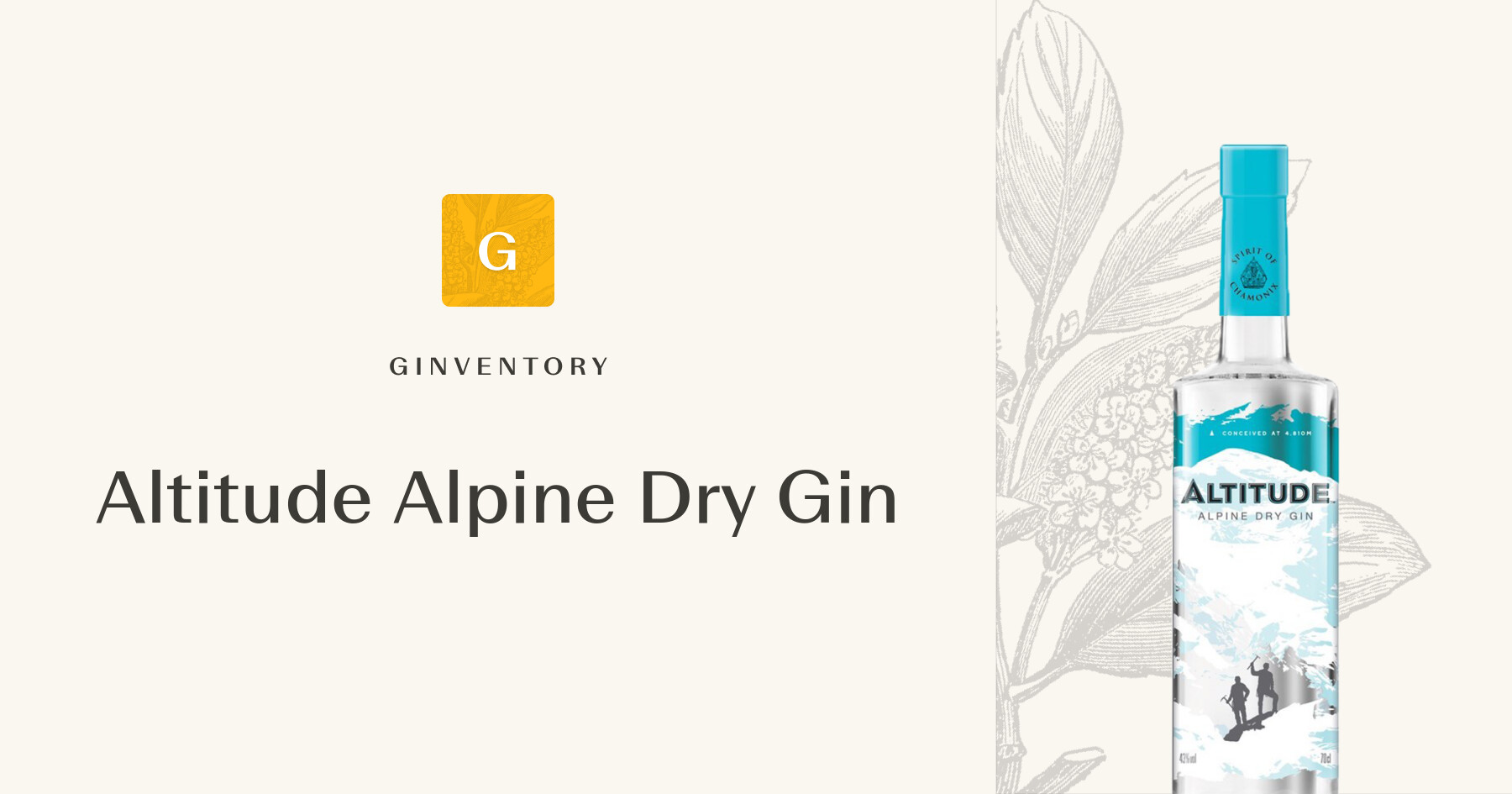 Altitude Alpine Dry Gin — Gins | Ginventory
