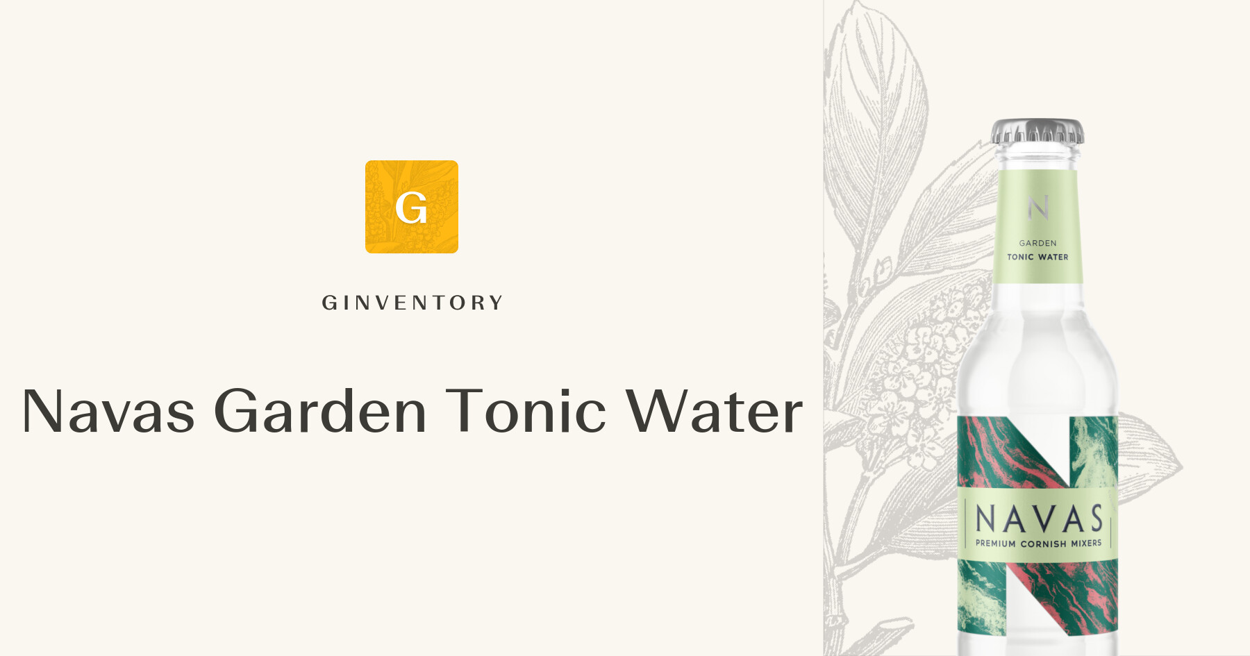 Navas Garden Tonic Water — Tonics | Ginventory