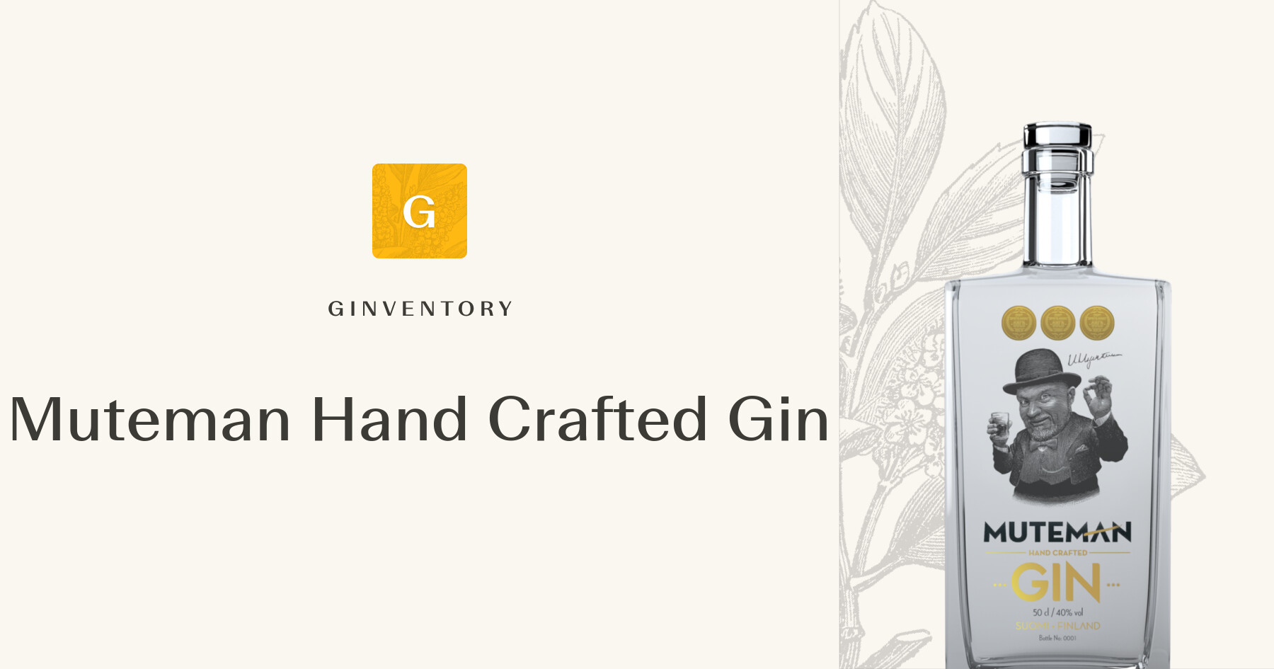 Muteman Hand Crafted Gin — Gins | Ginventory