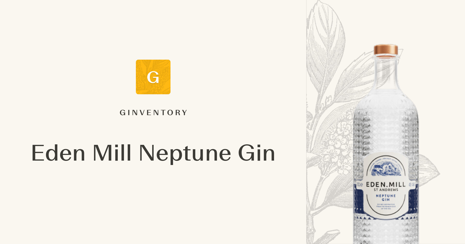 Eden Mill Neptune Gin — Ginebras | Ginventory