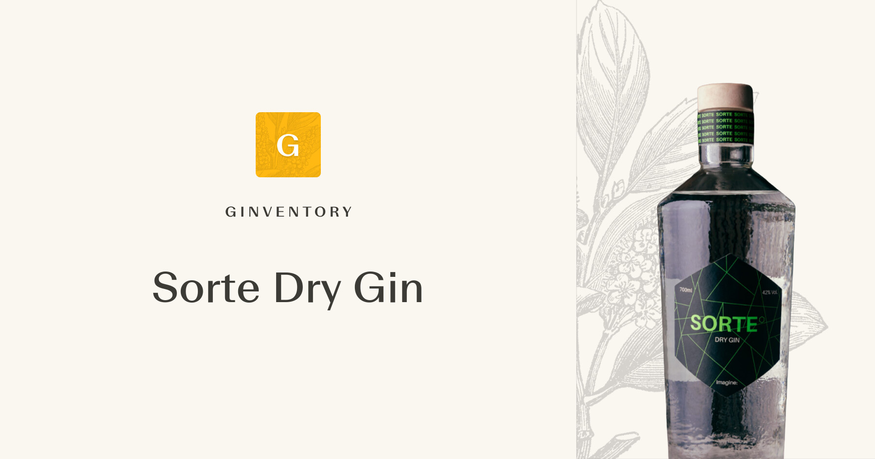 Sorte Dry Gin — Gins | Ginventory