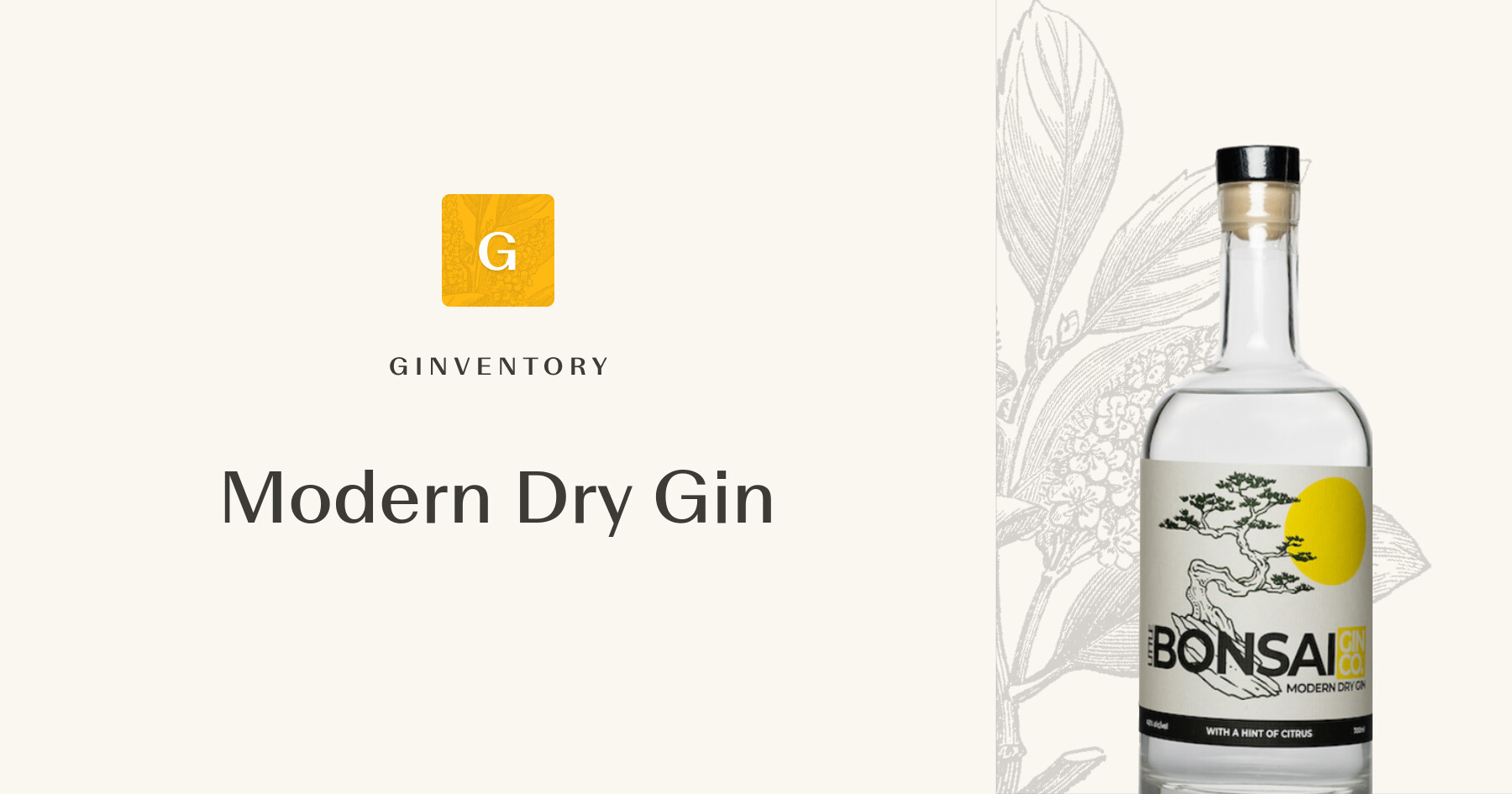 Modern Dry Gin — Gins | Ginventory