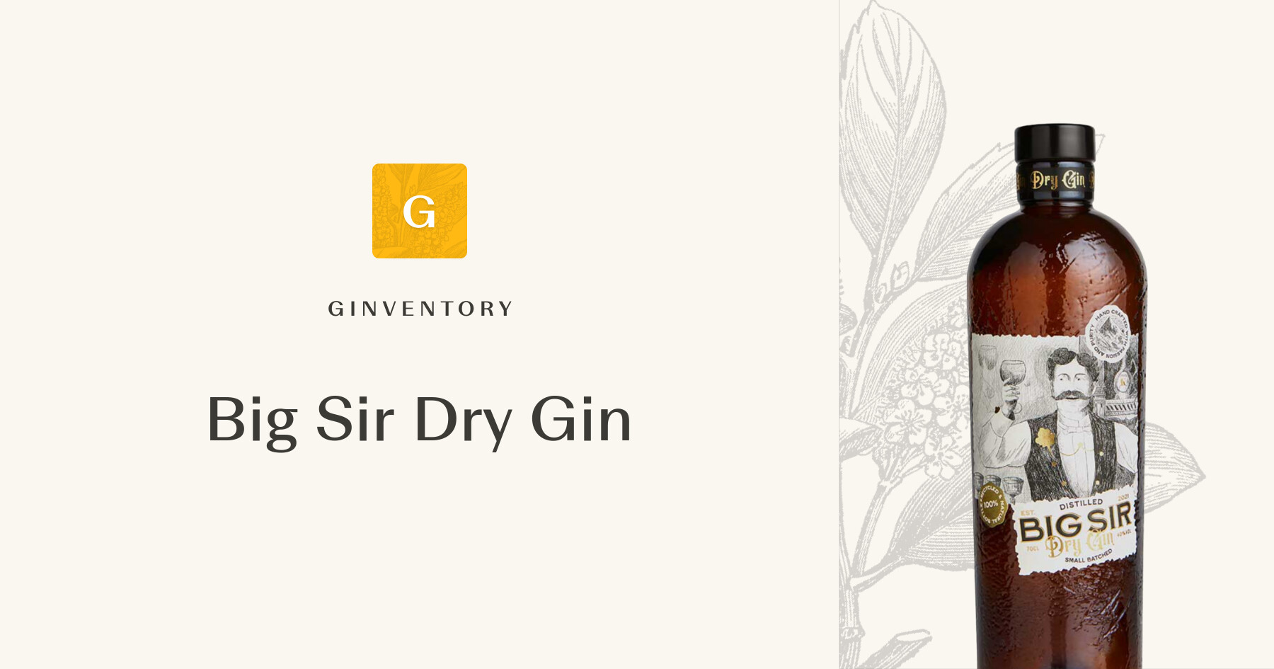Big Sir Dry Gin — Gins | Ginventory