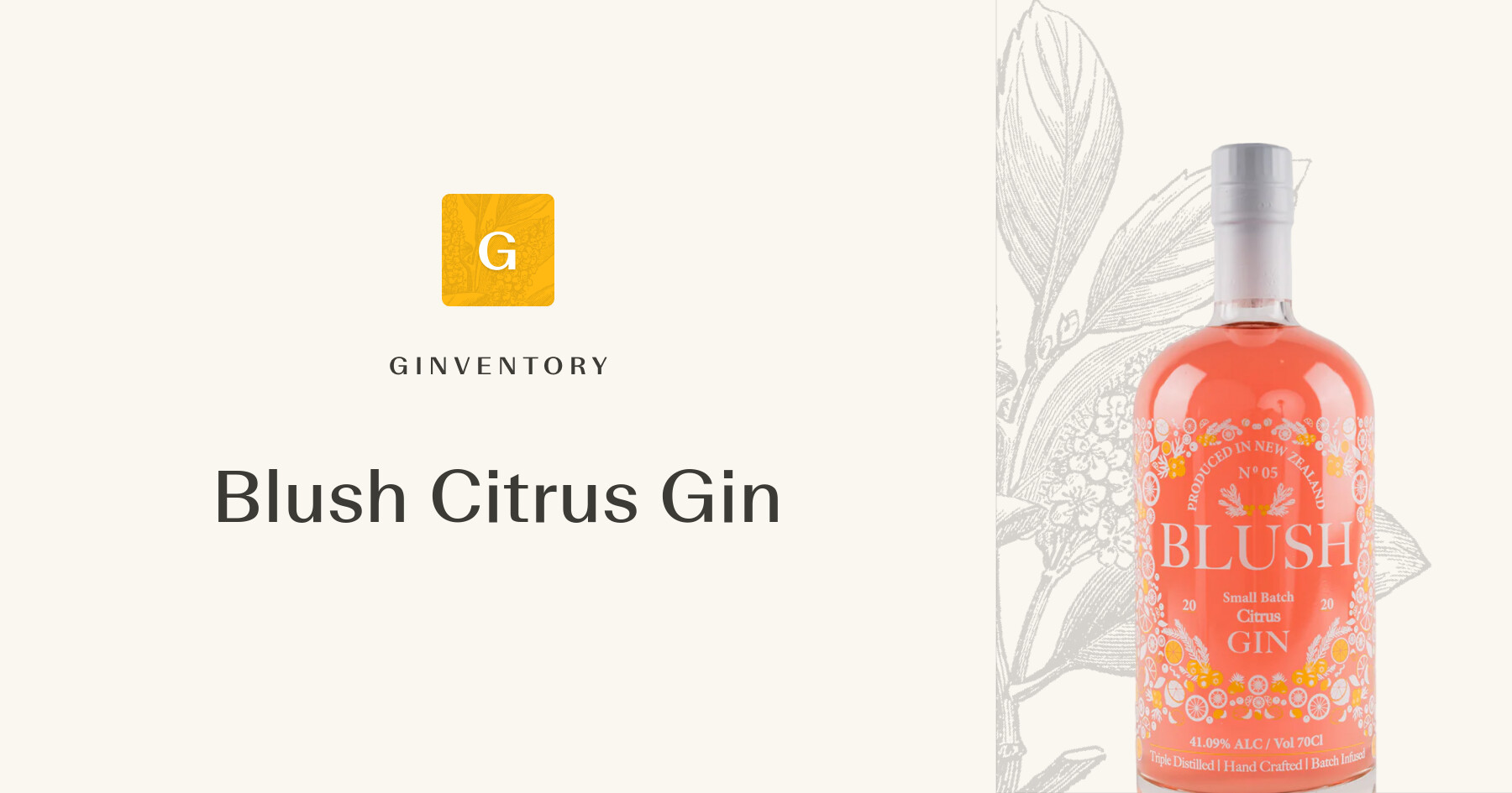 Blush Citrus Gin — Gins | Ginventory