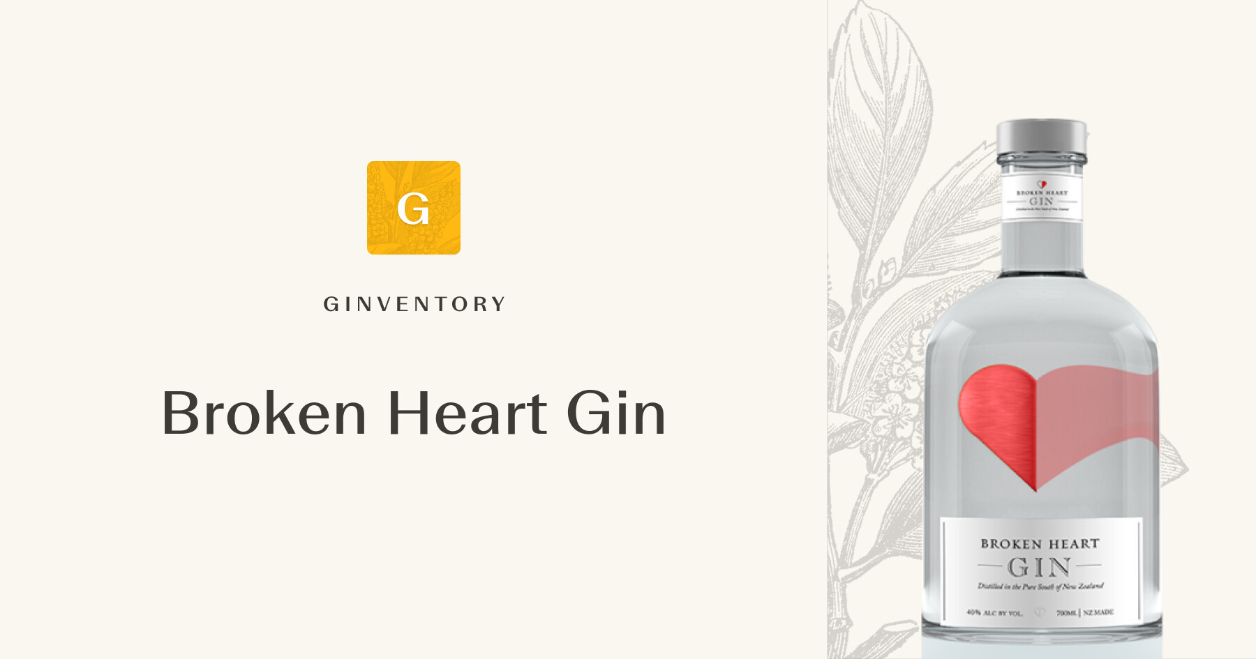 Broken Heart Gin — Gins | Ginventory
