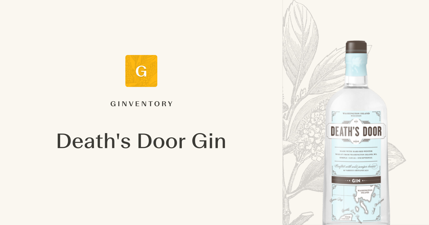 Death's Door Gin — Gins | Ginventory