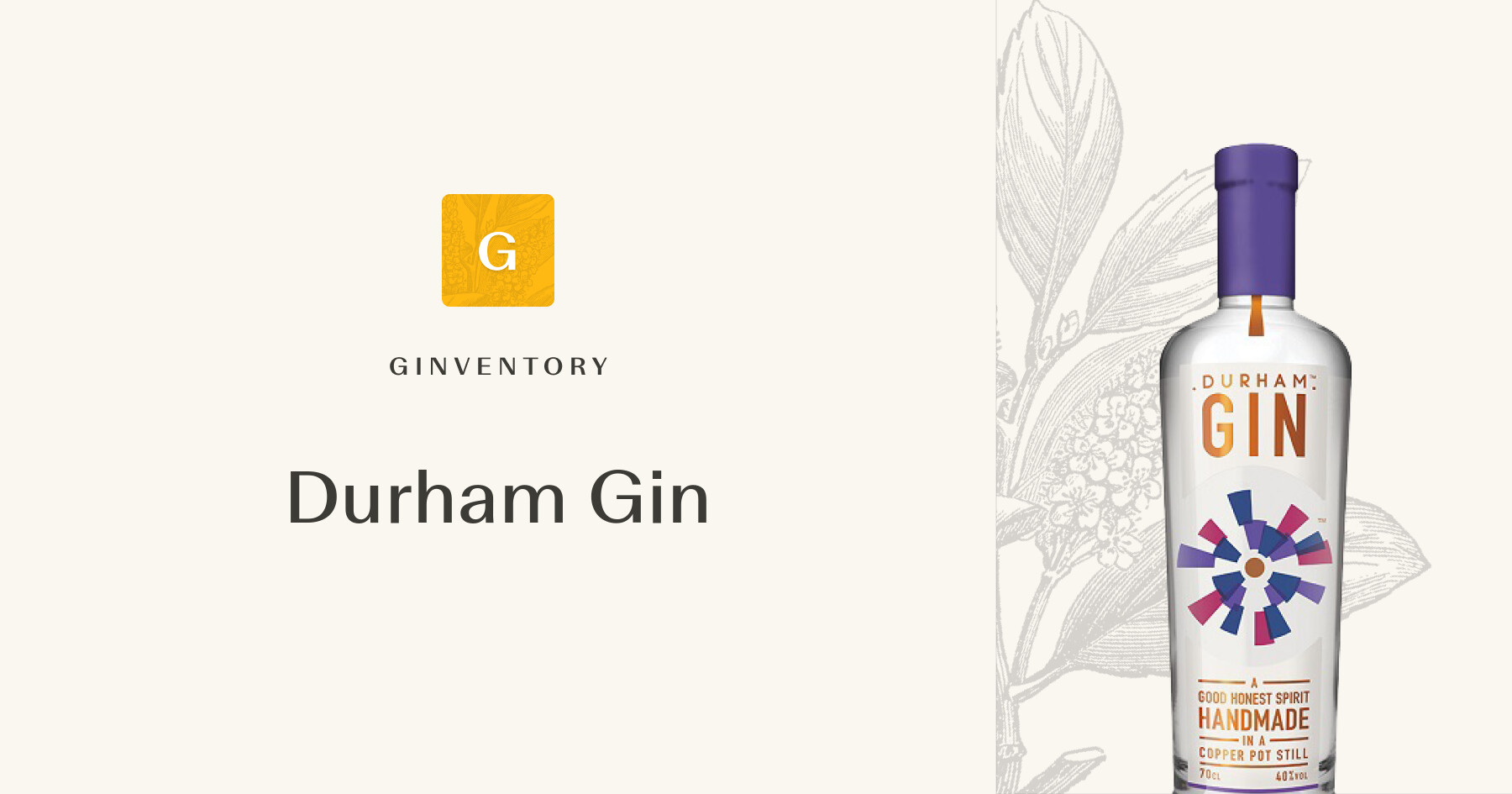 Durham Gin — Gins | Ginventory