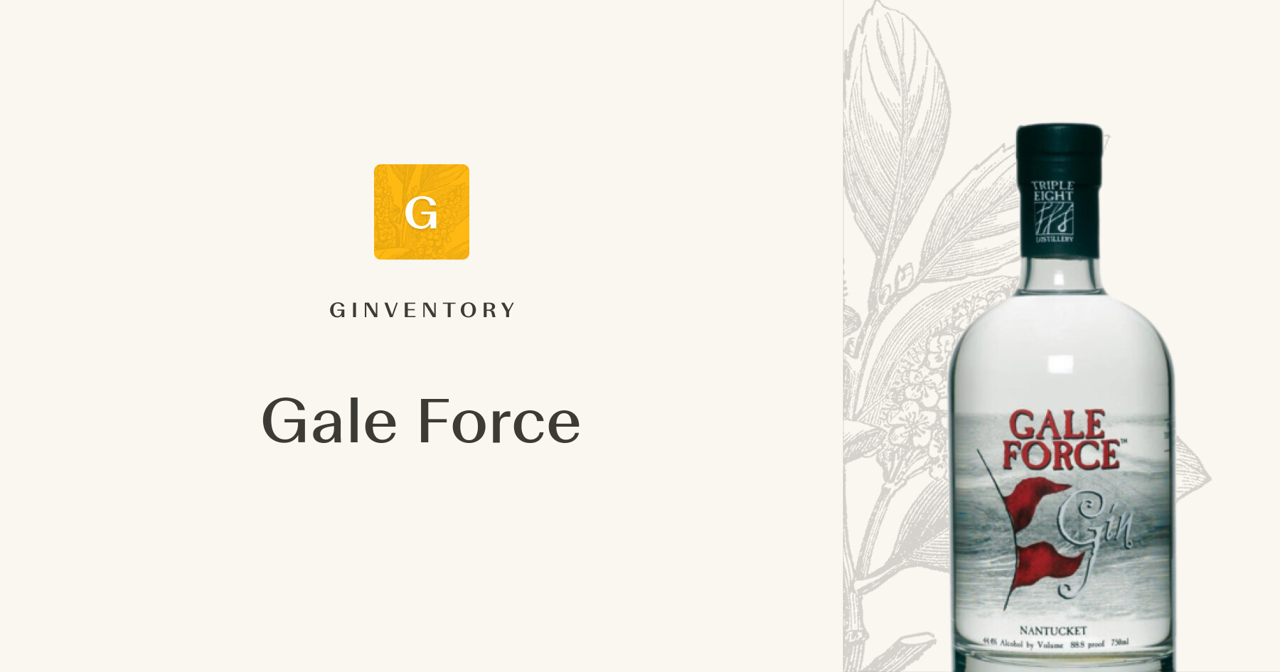 Gale Force — Gins | Ginventory