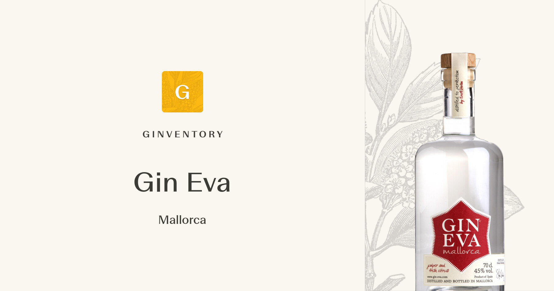 Gin Eva - Mallorca — Gins | Ginventory