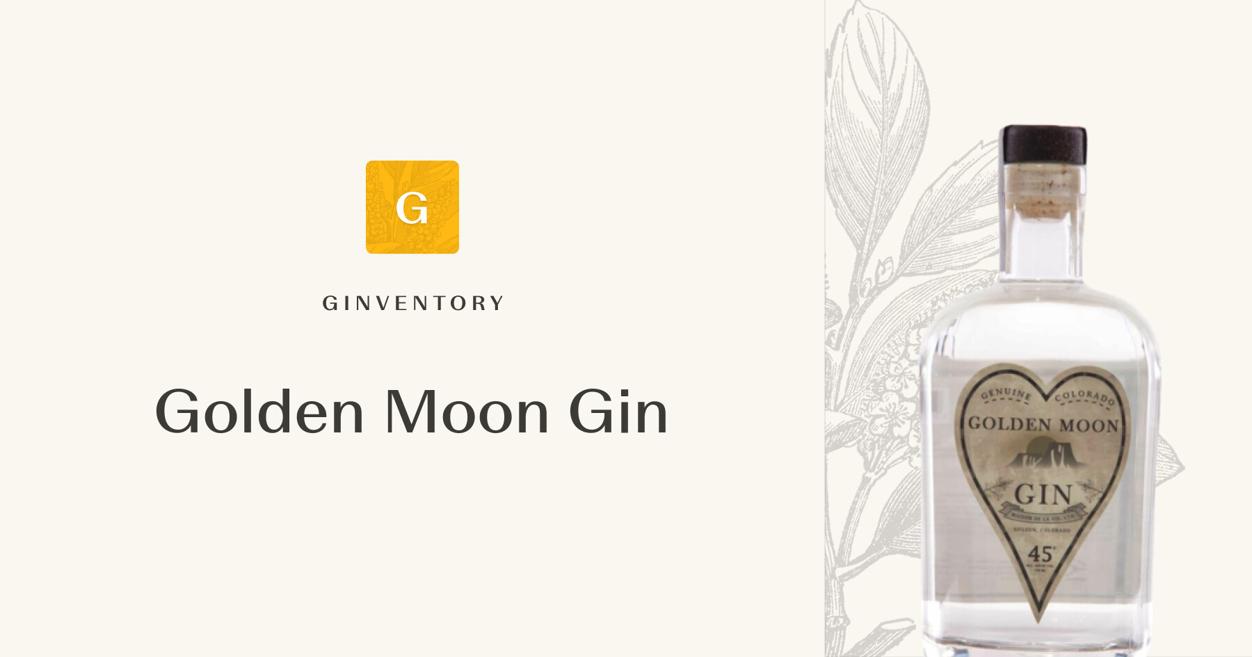 Golden Moon Gin — Gins | Ginventory