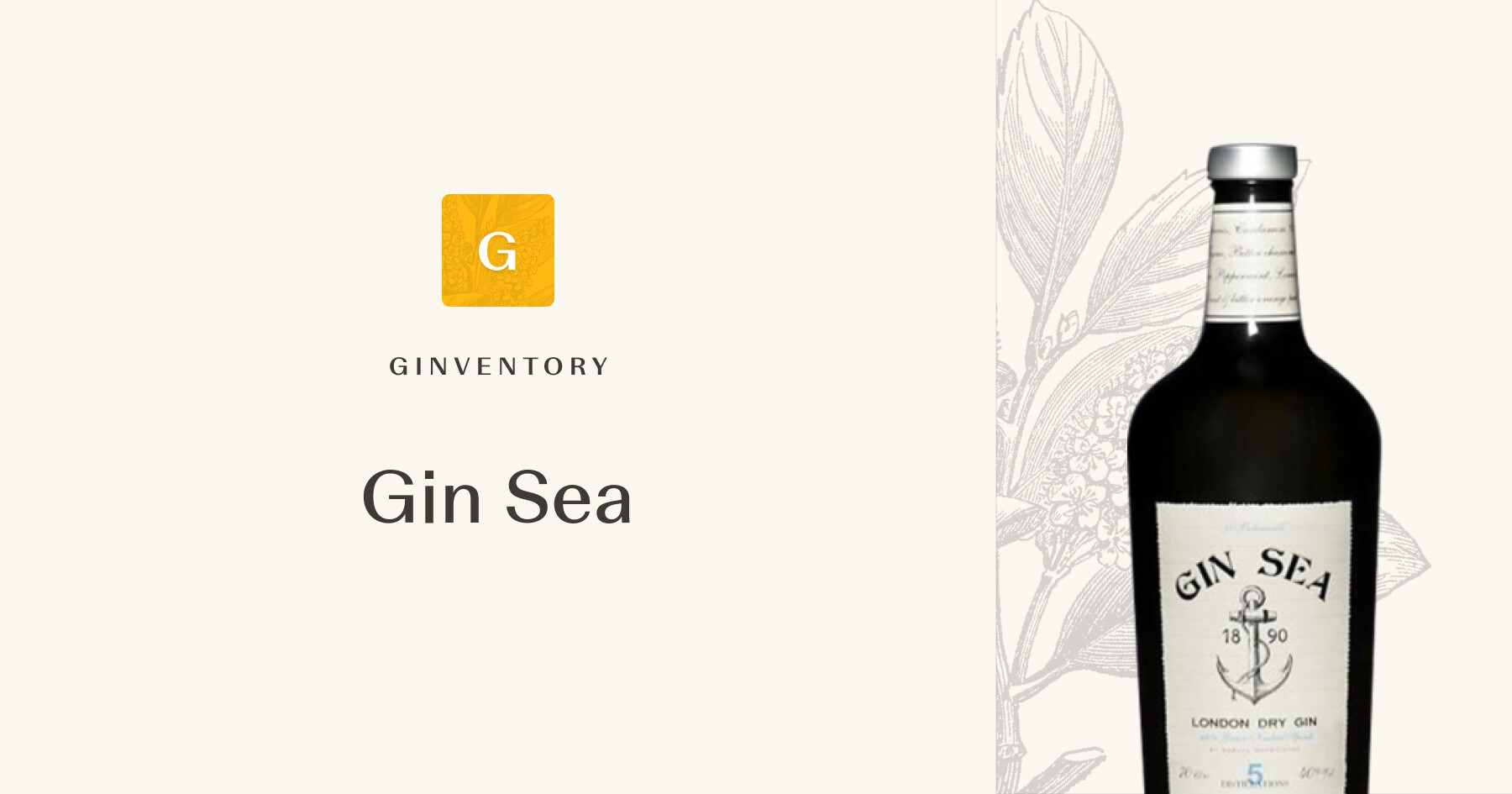 Gin Sea — Gins | Ginventory