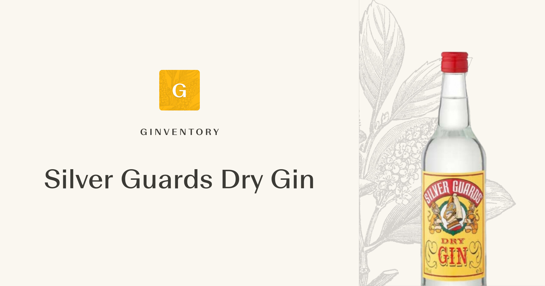 Silver Guards Dry Gin — Ginebras | Ginventory