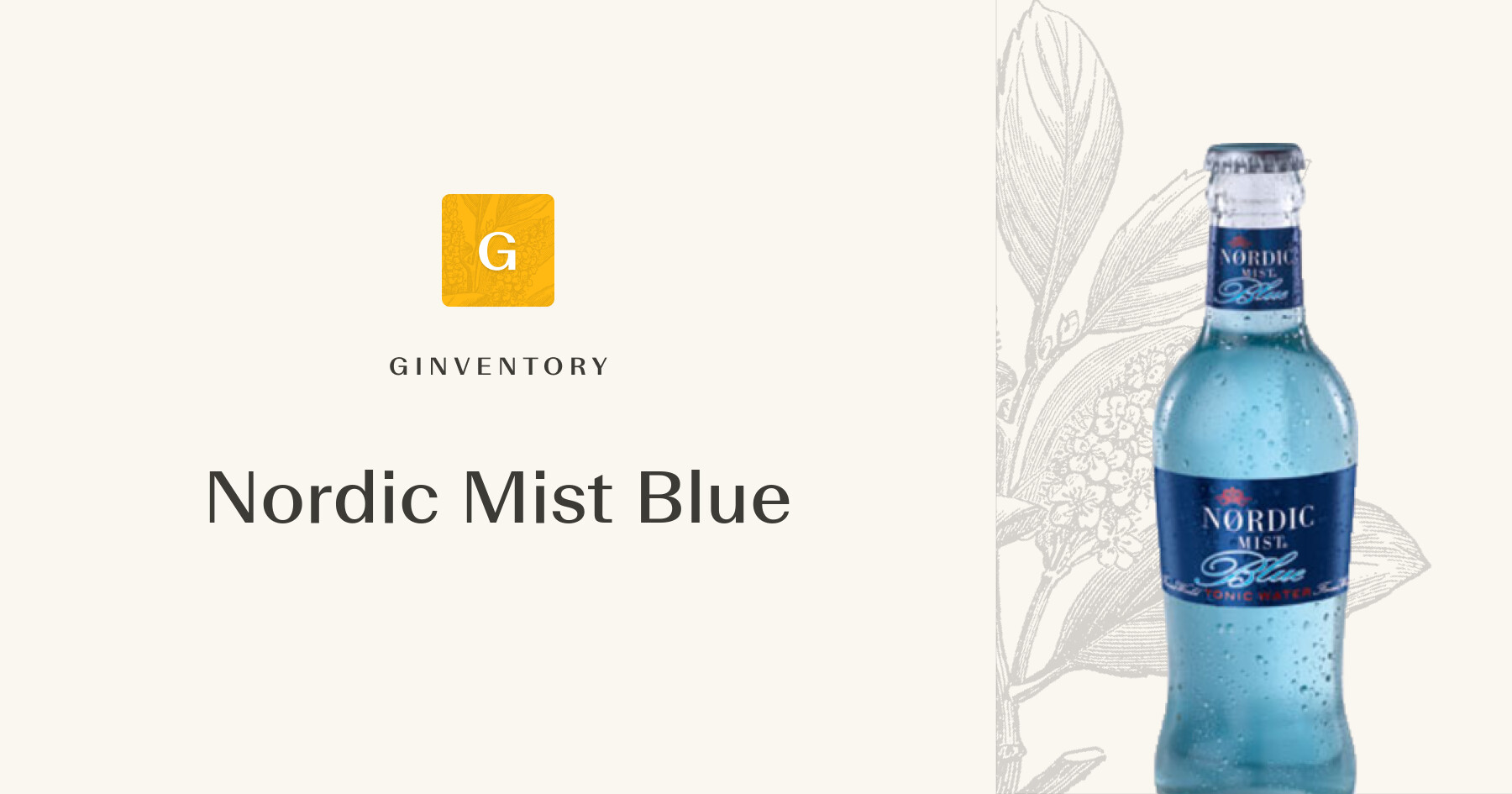 Nordic Mist Blue — Tonics | Ginventory